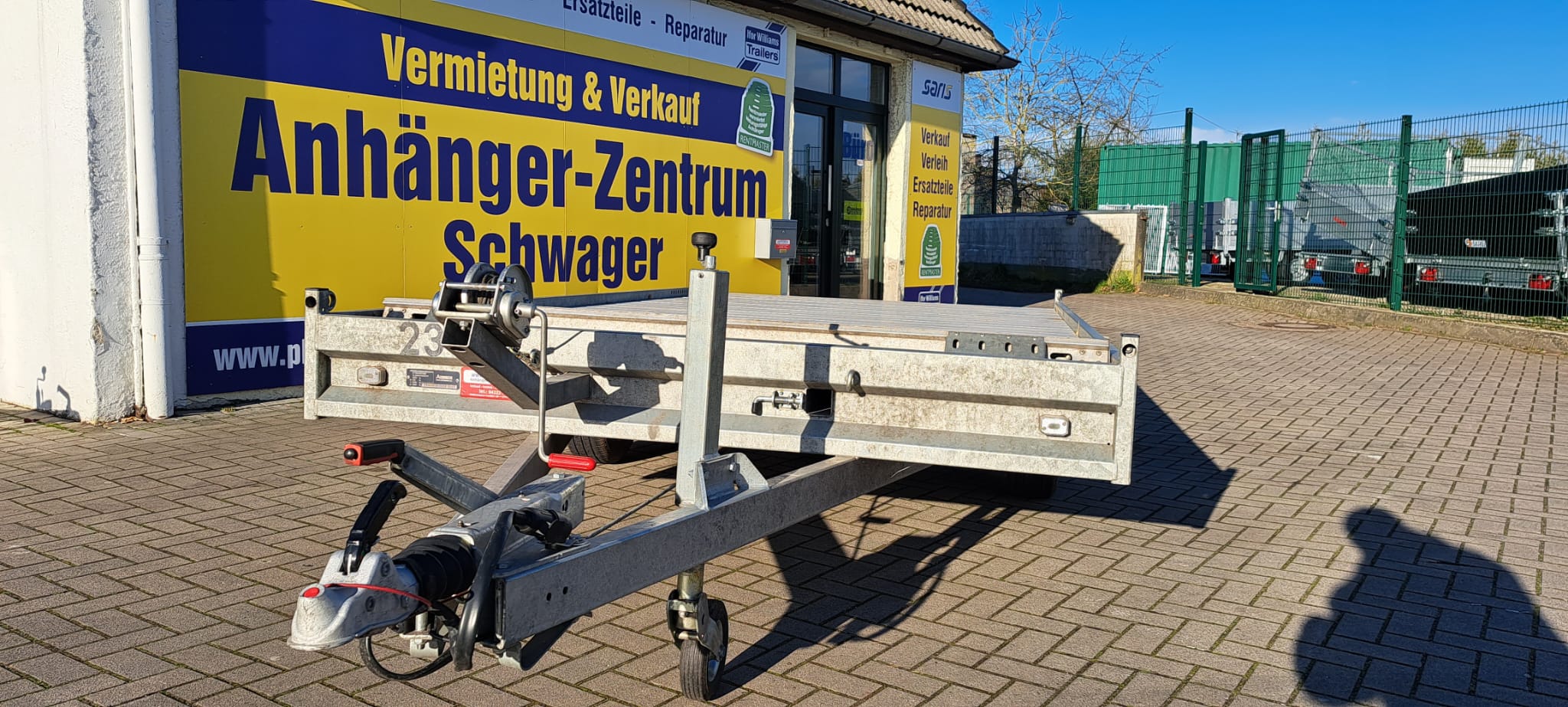 Autotrailer 3000 kg mit Winde und Auffahrschienen Nr. 6, 16, 17, 21 und 23